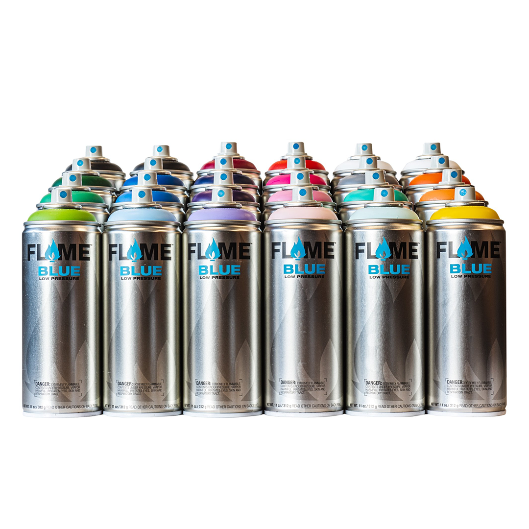 Flame Blue 400ml – Pressure Paint